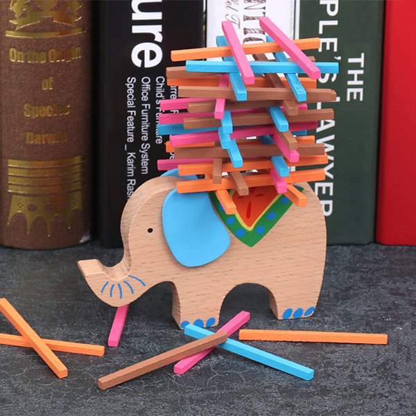 Hot Selling Colorful Animal Design Wooden Balance Toy