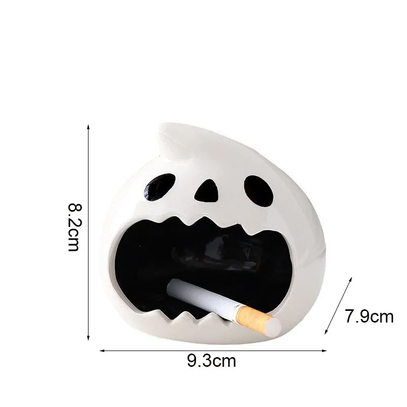 1Pc Little Devil Drop-shaped Head Ceramic Ashtray - Union Source