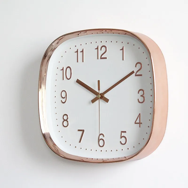 12 Inches Modern Square Wall Clock - Union Source