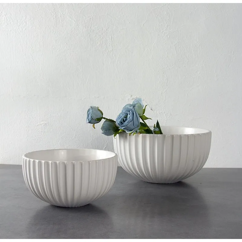 1Pc Bowl Shaped Ceramic Flower Pot - Union Source