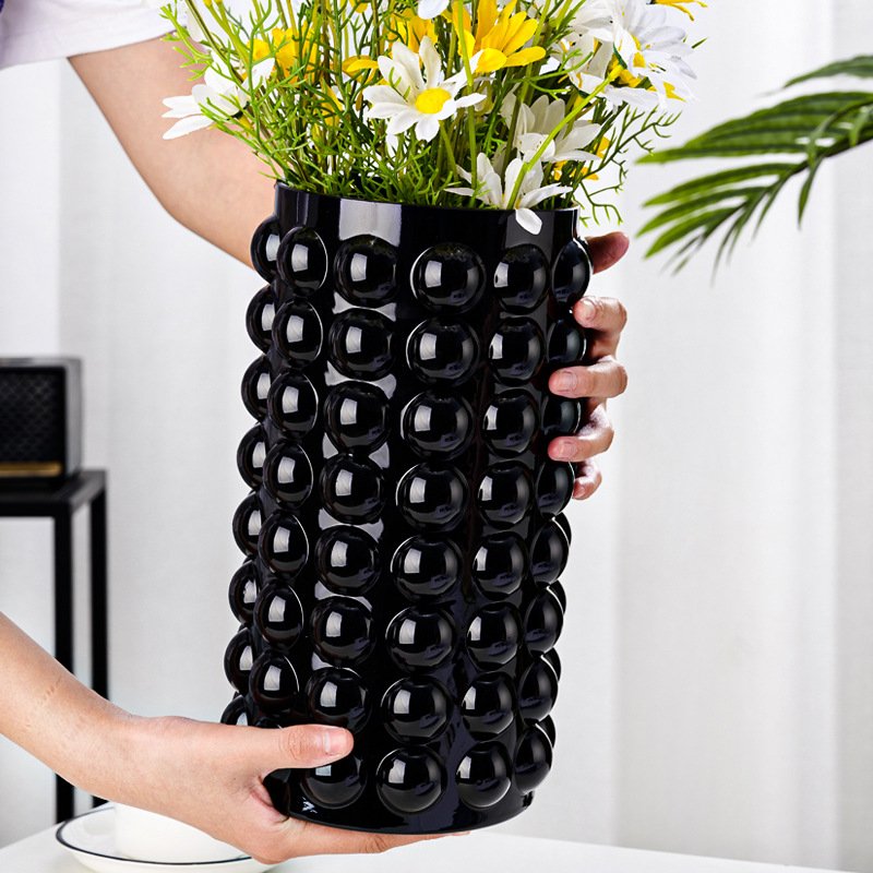 1Pc Wholesale Decorative Round Bottom Bubble Design Glass Vase - Union ...