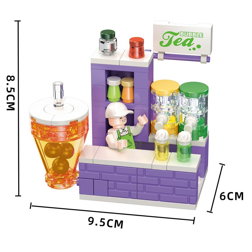 Hot Selling City Little Food Store Building Block Toy