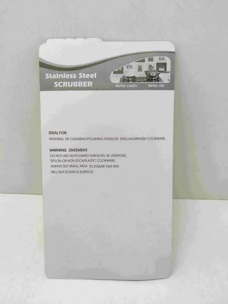 4 Pack Stainless Steel Wool Scrubber with Handle - Union Source