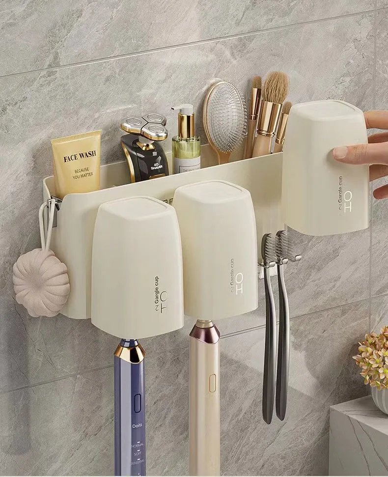 Wholesale Wall Mounted Bathroom Toothbrush Holder Set - Union Source