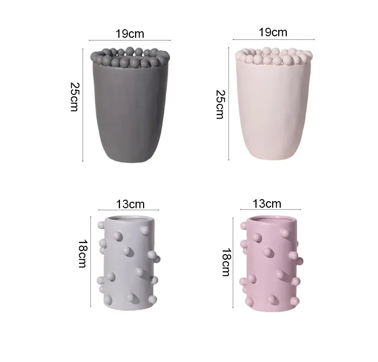 1Pc Wholesale Modern Bubble Design Ceramic Vase - Union Source