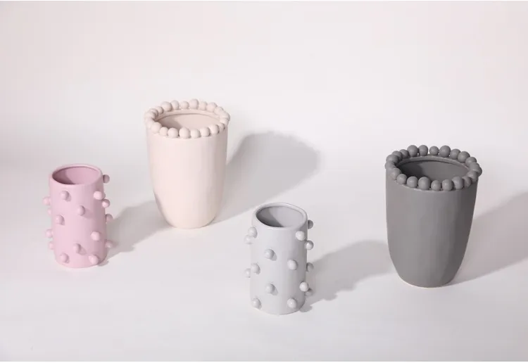 1Pc Wholesale Modern Bubble Design Ceramic Vase - Union Source