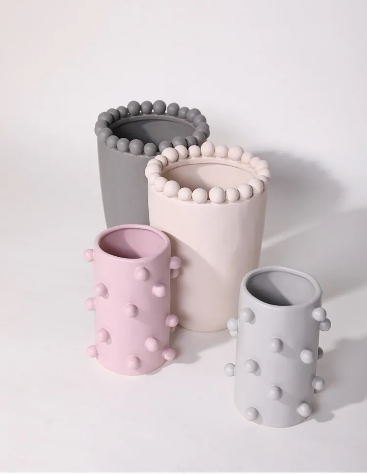 1Pc Wholesale Modern Bubble Design Ceramic Vase - Union Source