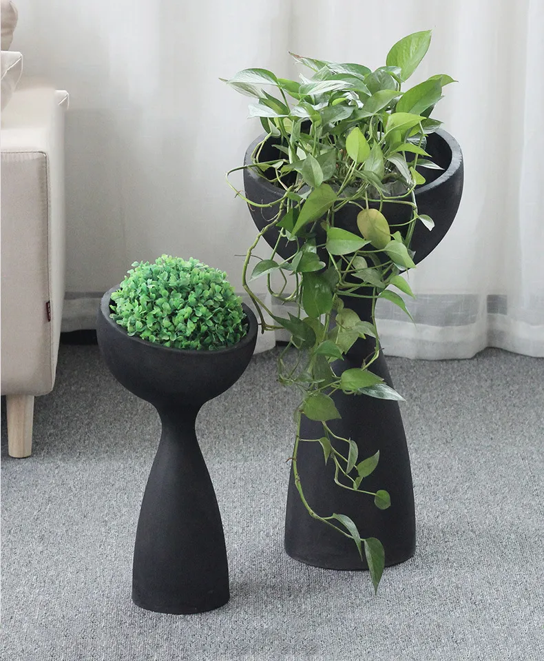 1Pc Wholesale Floor Cement Patio Planters - Union Source