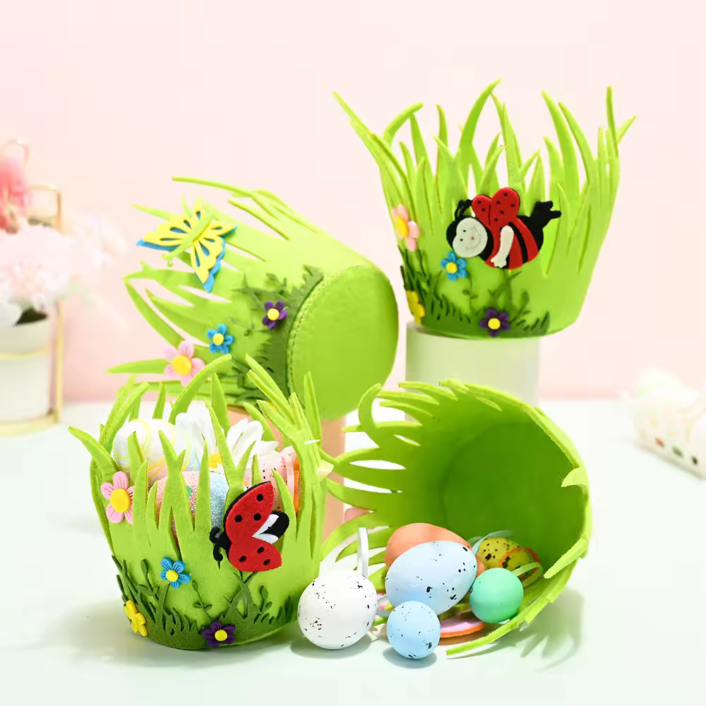 Easter Decoration For Kids Gift Egg Bunny Basket
