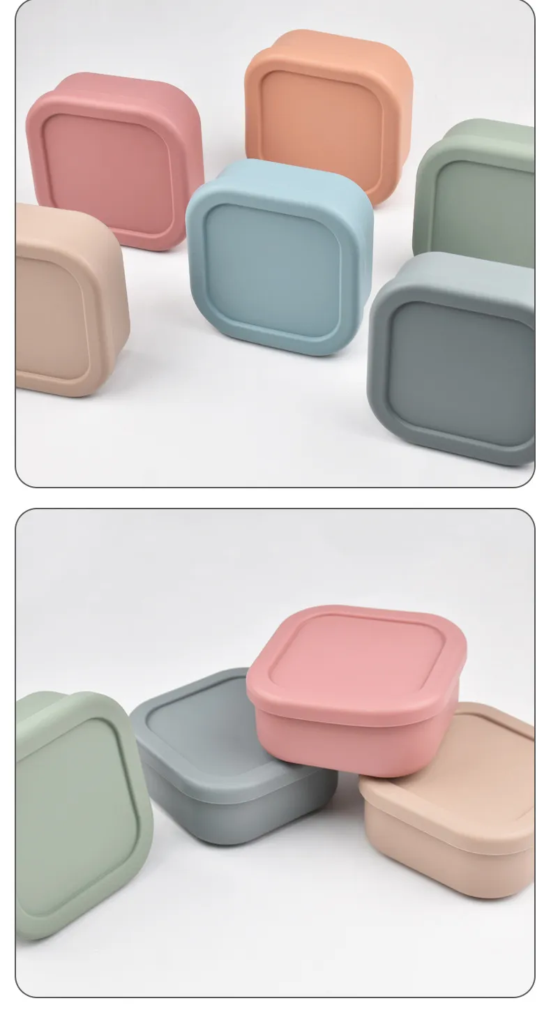 Wholesale Square Silicone Food Storage Containers - Union Source