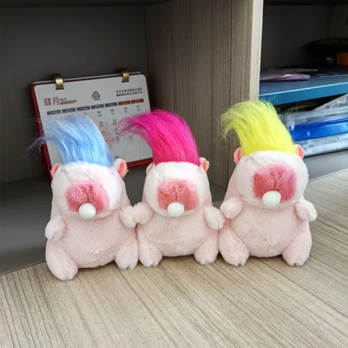 China Hot Selling Cute Small Size Pink Plush Capybara Toy
