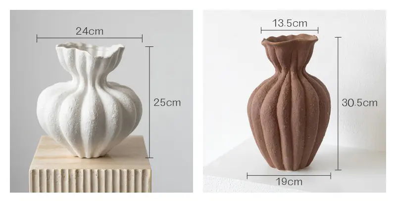 Wholesale Irregular Striped Ceramic Vase - Union Source
