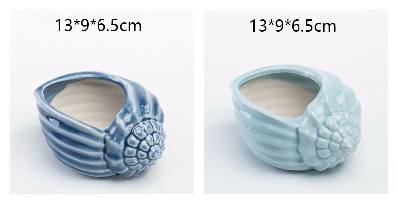 Wholesale Ocean Series Ceramic Succulent Flower Pot - Union Source