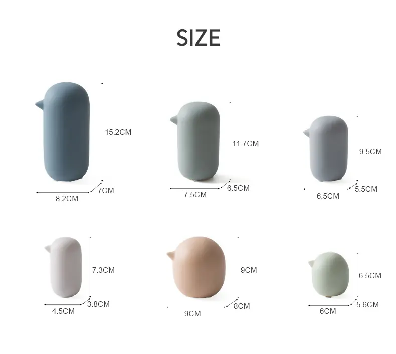 Wholesale Modern Bird Shaped Ceramic Decorative Objects - Union Source