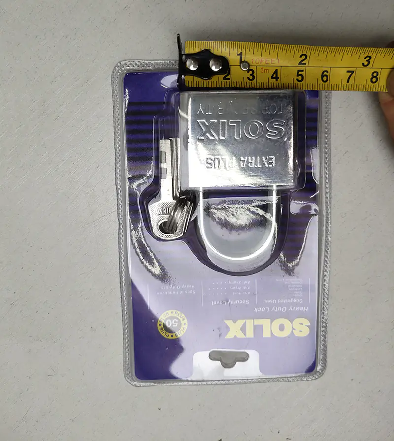 Wholesale 50mm Solid Brass Pad Lock with 3 Keys - Union Source