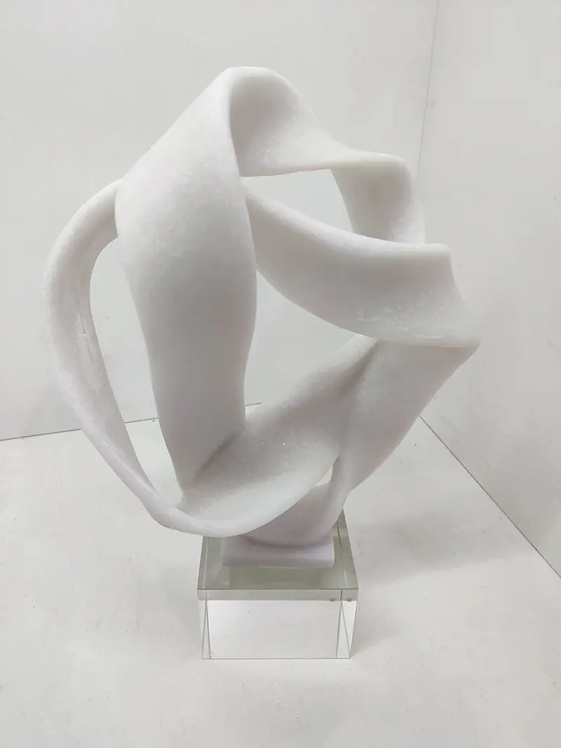 Wholesale Resin Geometric White Sculpture - Union Source