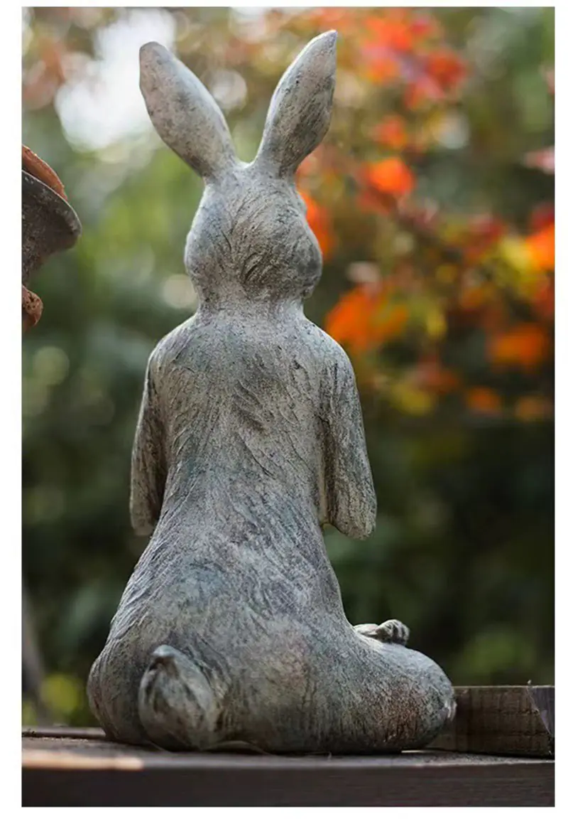 Wholesale Resin Easter Yoga Bunny Sculpture - Union Source