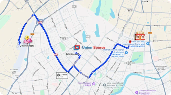Yiwu Market Map & District Guide | Unionsource